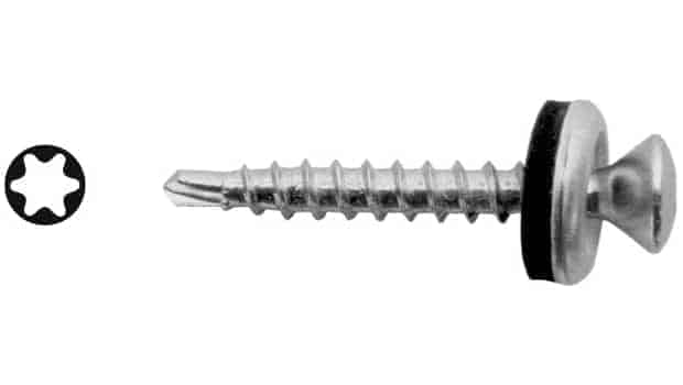 Torx tag & facade monterings skrue 35 mm | Profil Tech