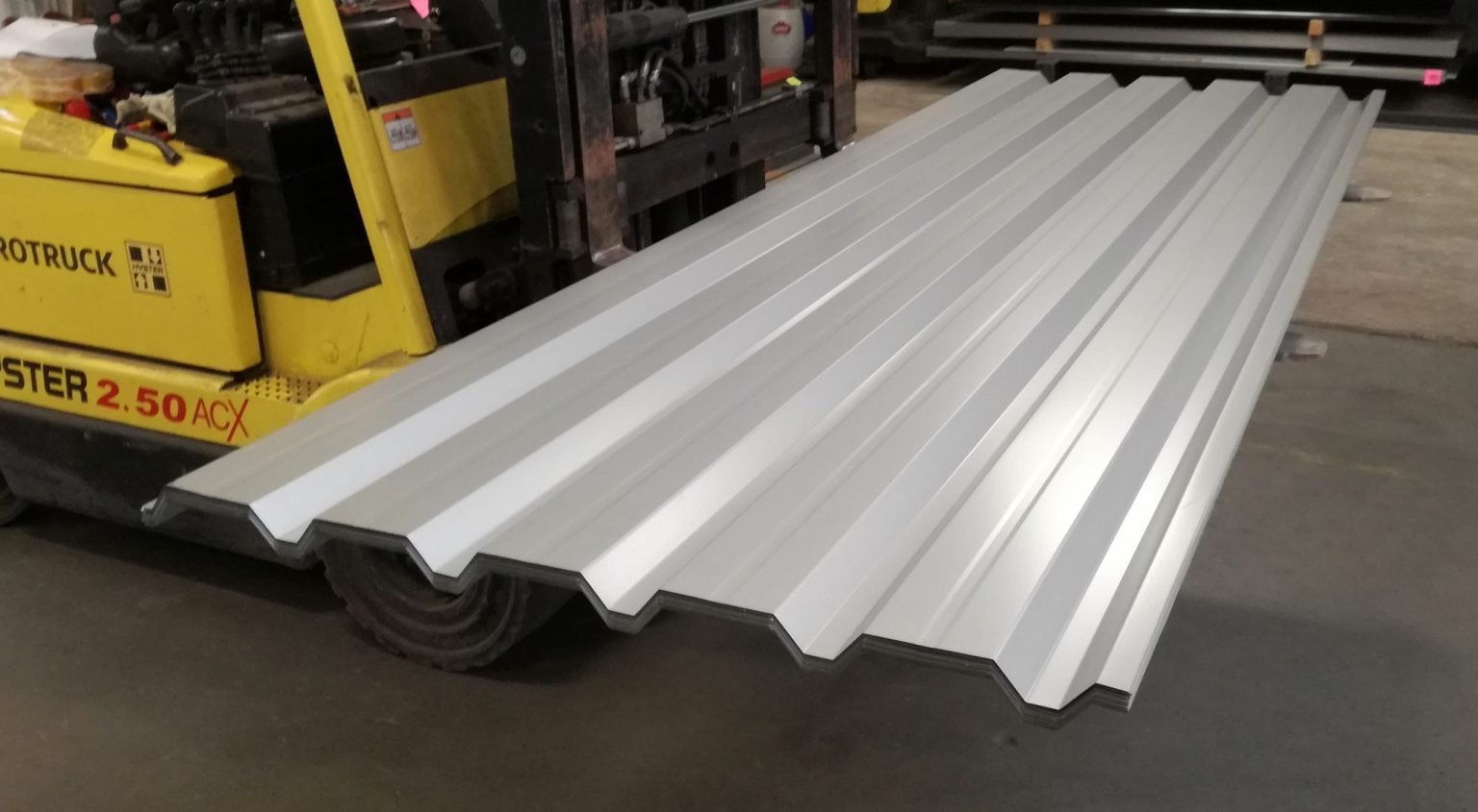 VP35 trapezplade Silver Ral 9006, 0,50mm 11 stk. B 1,00 x L 3,00 meter ...