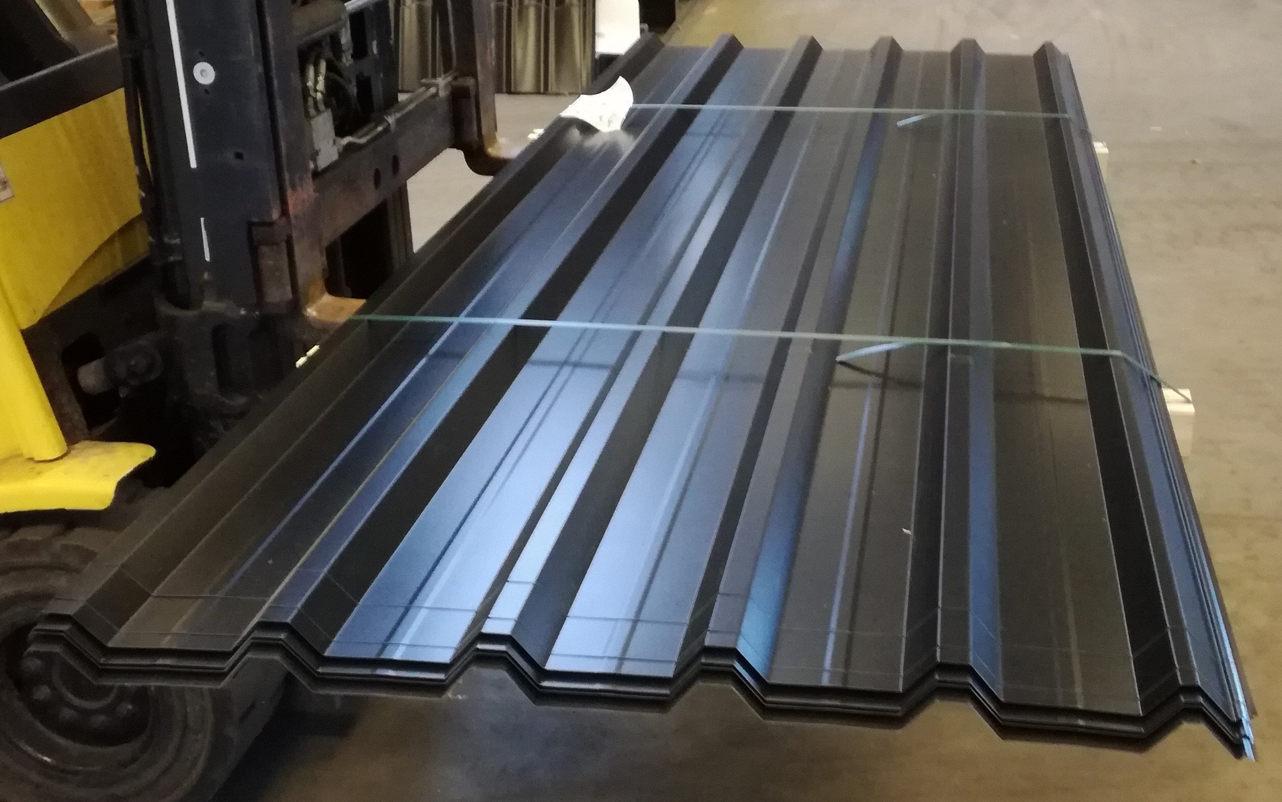 TP35 Trapezplader Sort Ral 9005, 0,60 mm B 1,00 x 7,51 meter | Profil Tech