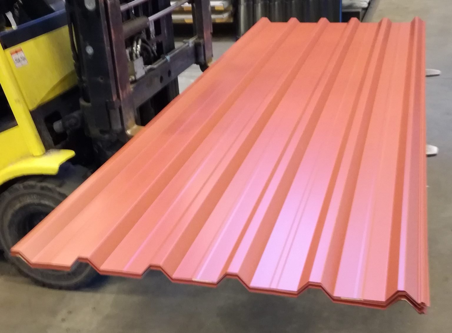 TP35 Trapezplader Teglrød Ral 8004, 0,50 mm B 1,00 x 3,00 meter ...