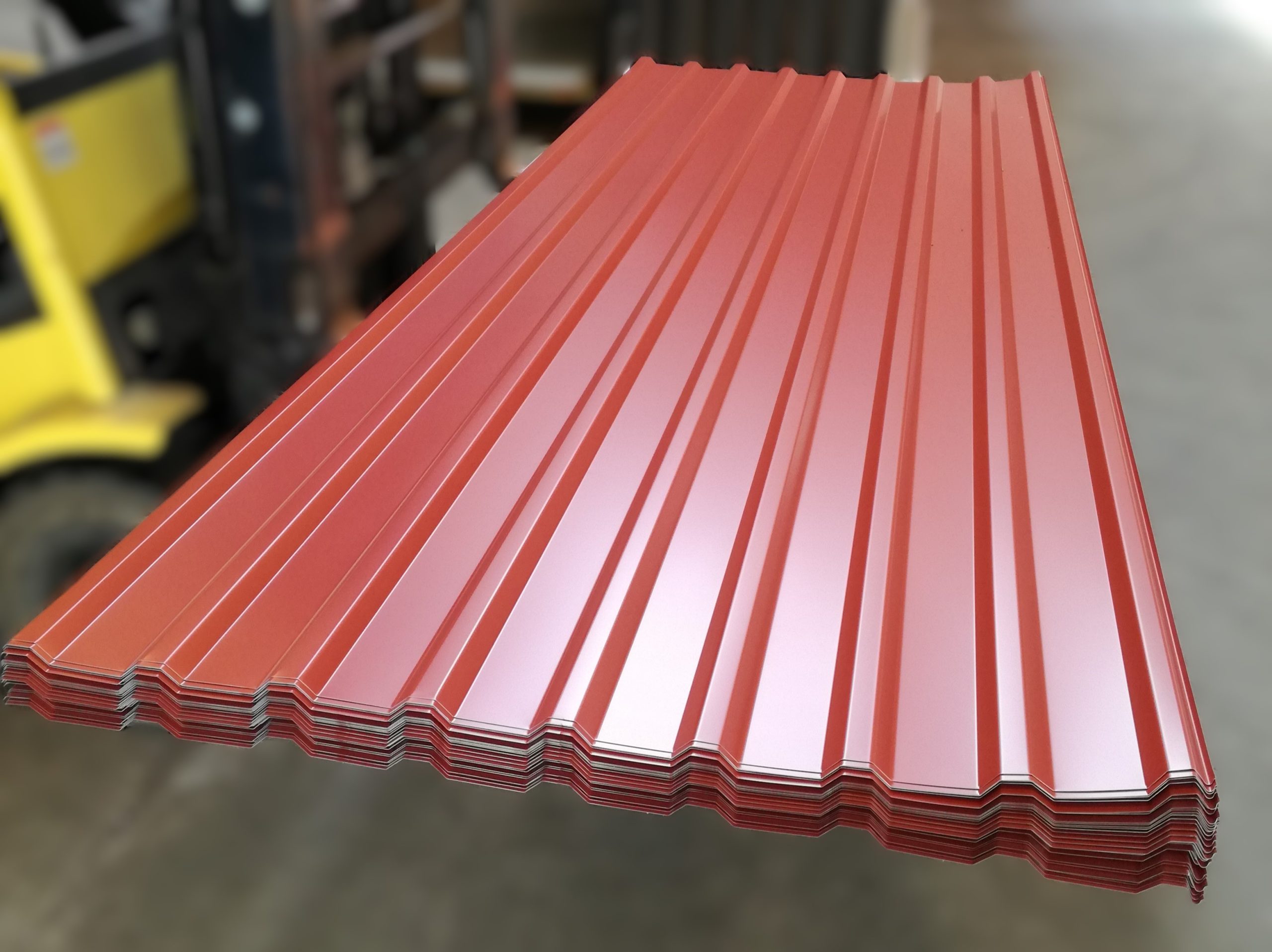 TP18 trapezplade Sv. Rød Ral 3013, 0,45mm 11 stk. B 1,07 x L 3,00 = 35 ...